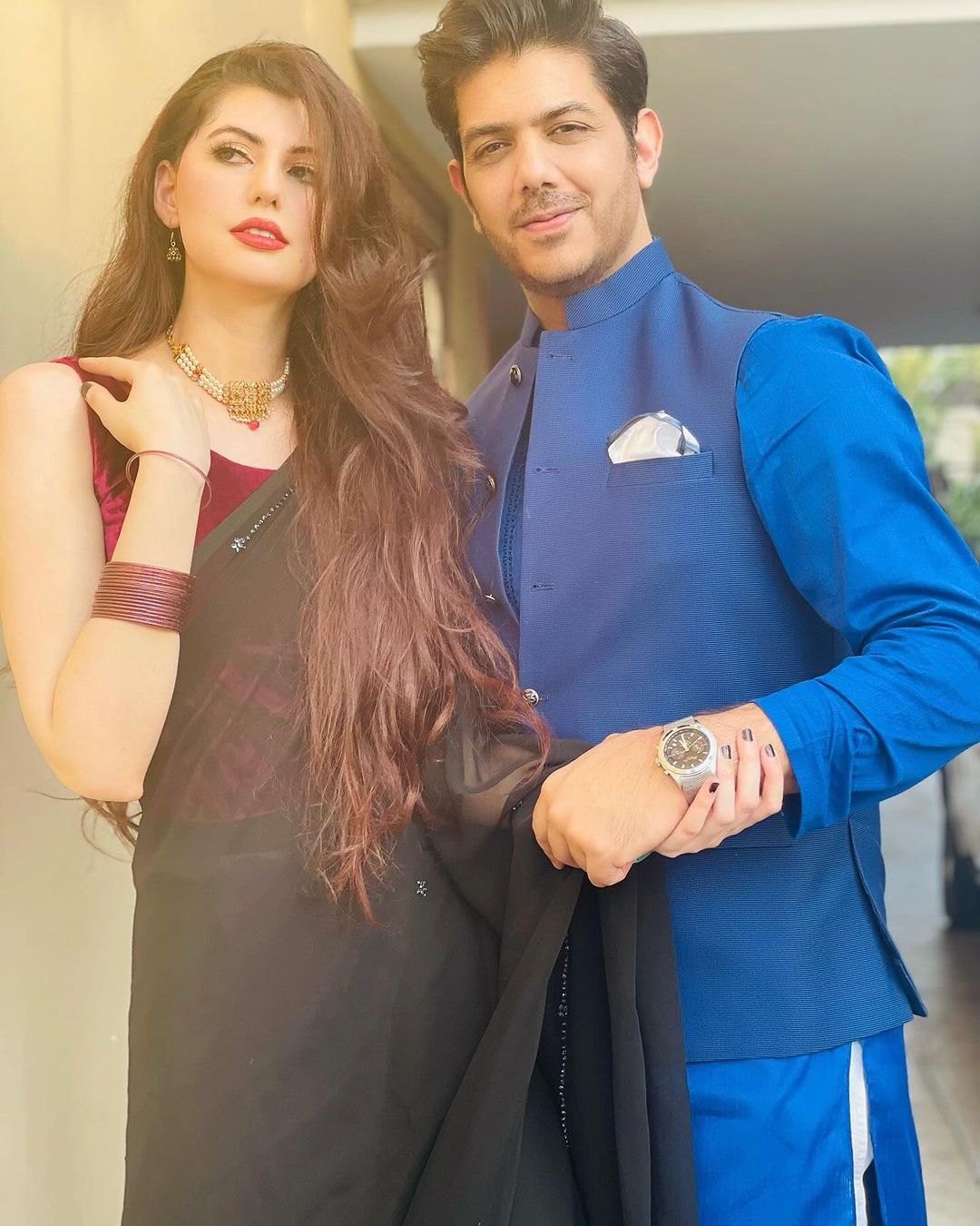 Anam Goher & Goher Mumtaz Gorgeous Eid Clicks | Reviewit.pk