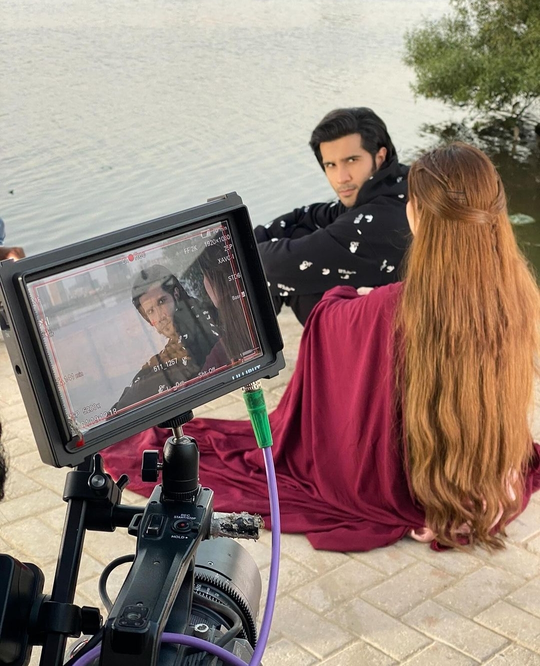 Feroze Khan And Neelam Muneer Share BTS After Khumar Wrap | Reviewit.pk