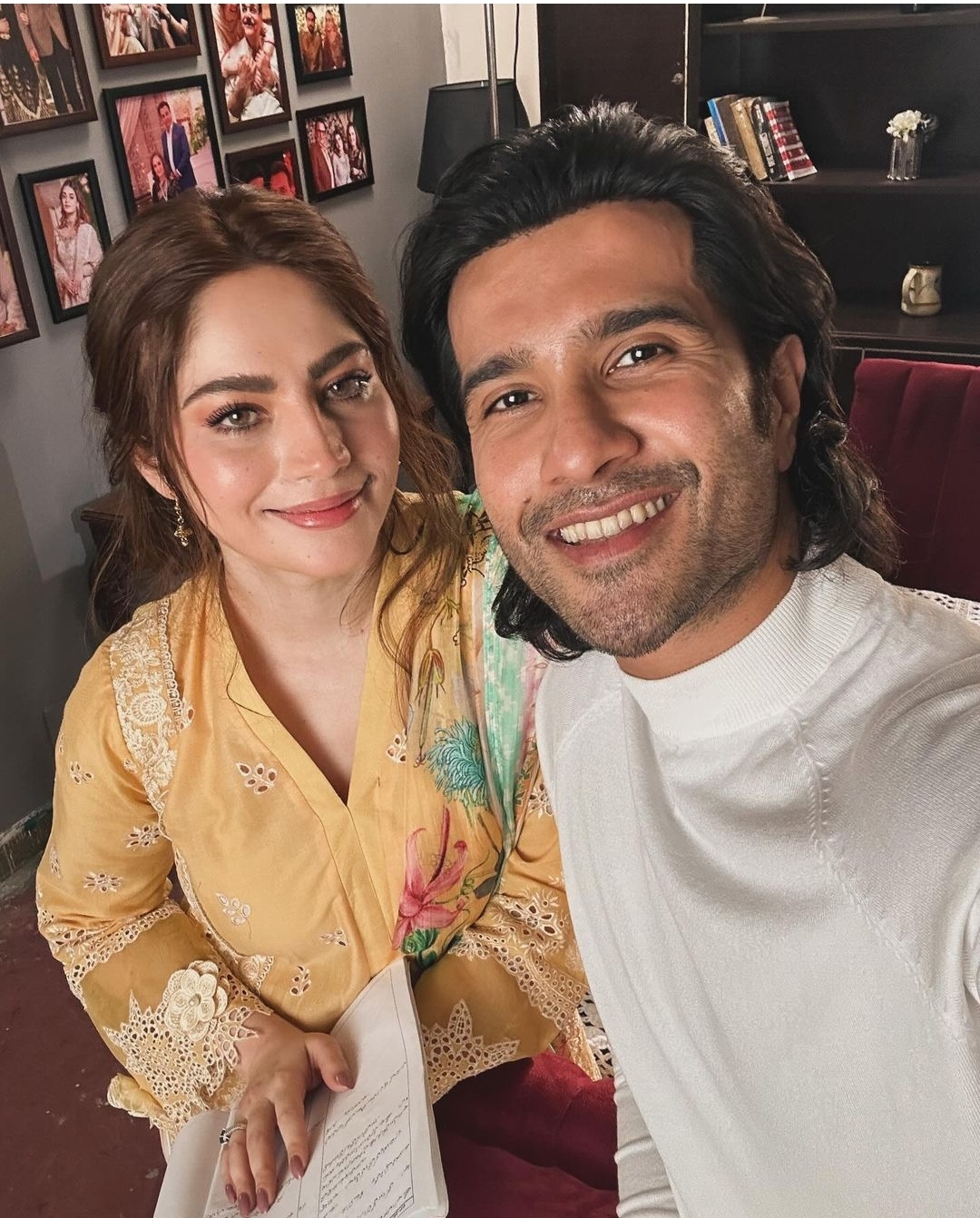 Feroze Khan And Neelam Muneer Share BTS After Khumar Wrap | Reviewit.pk