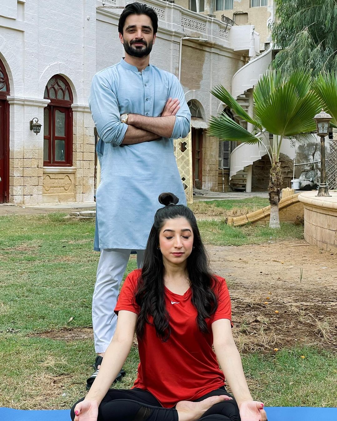 BTS Pictures From Drama Serial Jaan E Jahan's Set | Reviewit.pk