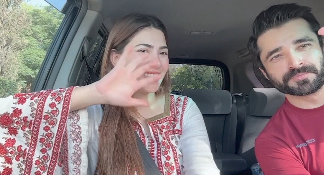 Naimal Khawar & Hamza Ali Abbasi New Pictures From Lunch | Reviewit.pk