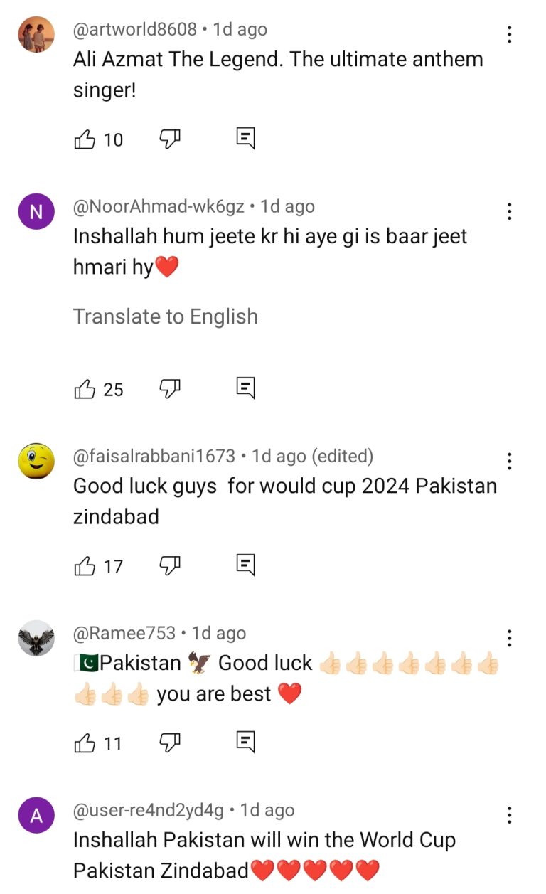 T20 World Cup Official Anthem For Pakistan | Reviewit.pk