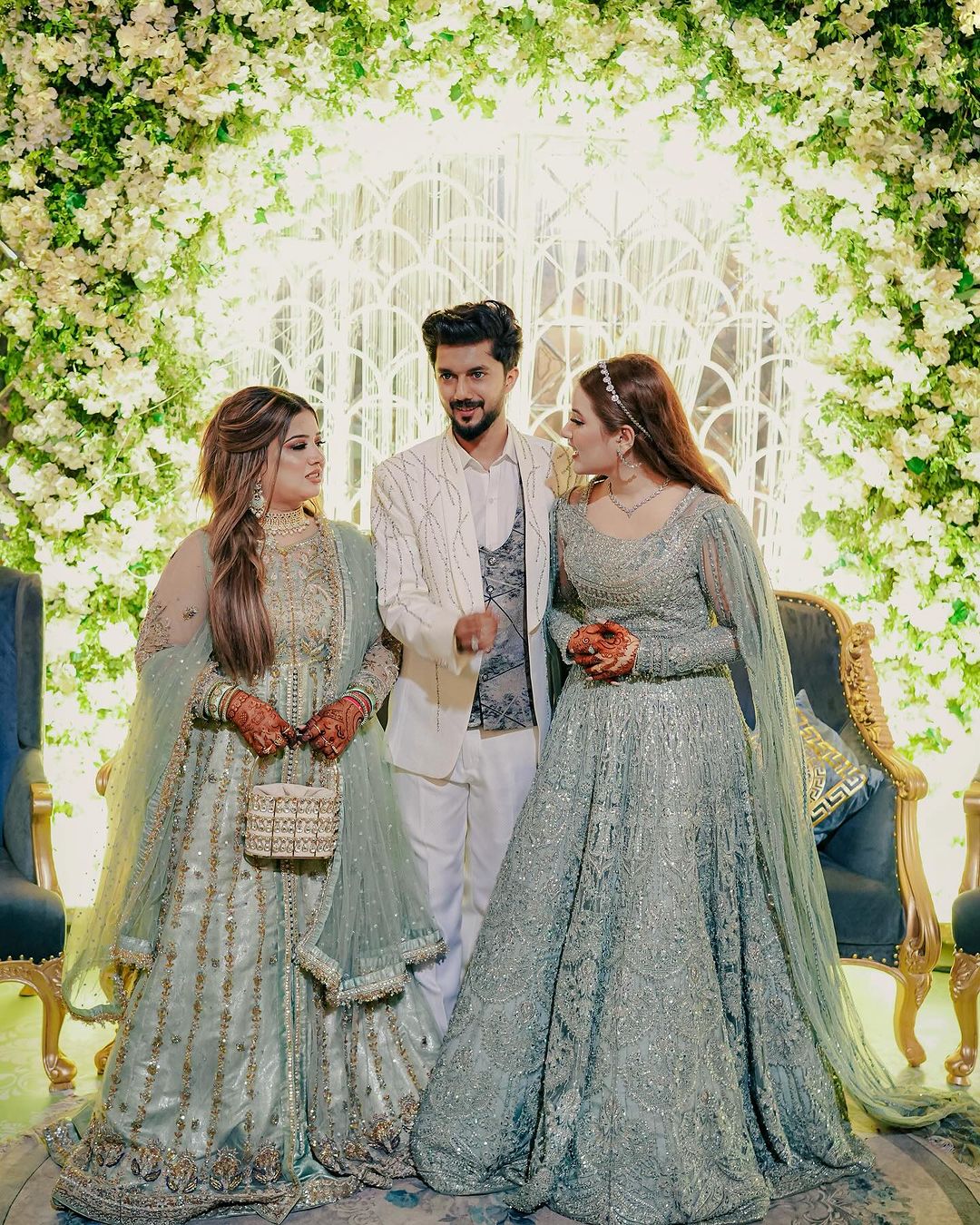 Rabeeca Khan & Hussain Tareen Engagement Pictures | Reviewit.pk