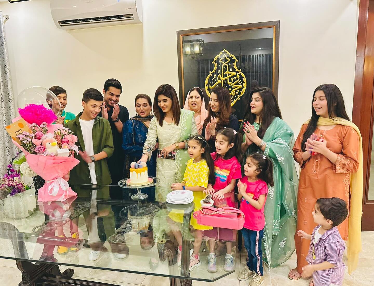 Aroosa Khan Celebrates Birthday With Iqrar ul Hassan's Family | Reviewit.pk