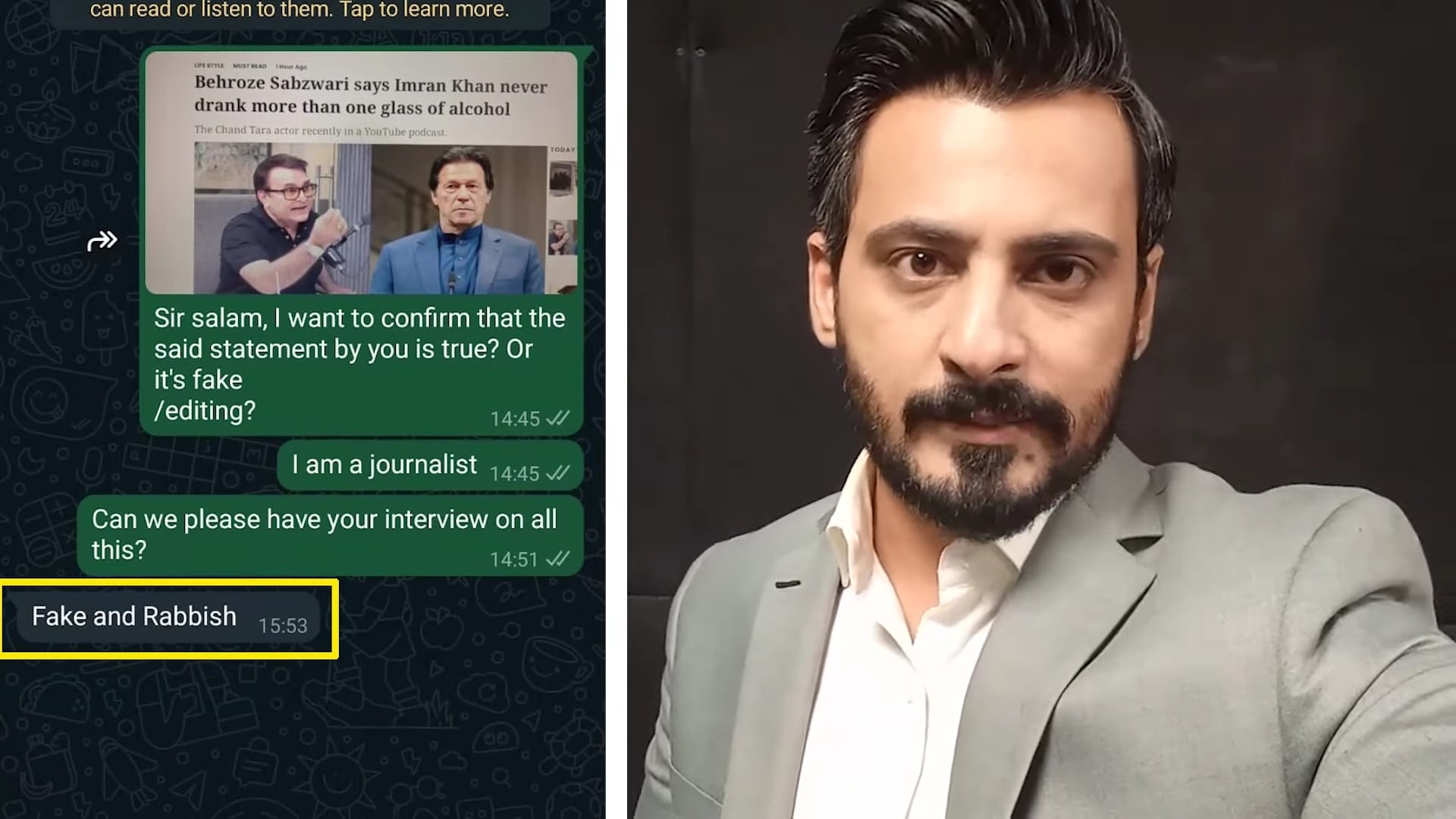 Behroze Sabzwari To Take Legal Action On Controversial Interview ...