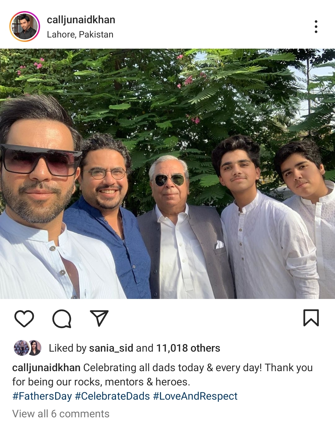 Pakistani Celebrities Share Father's Day Pictures & Wishes | Reviewit.pk