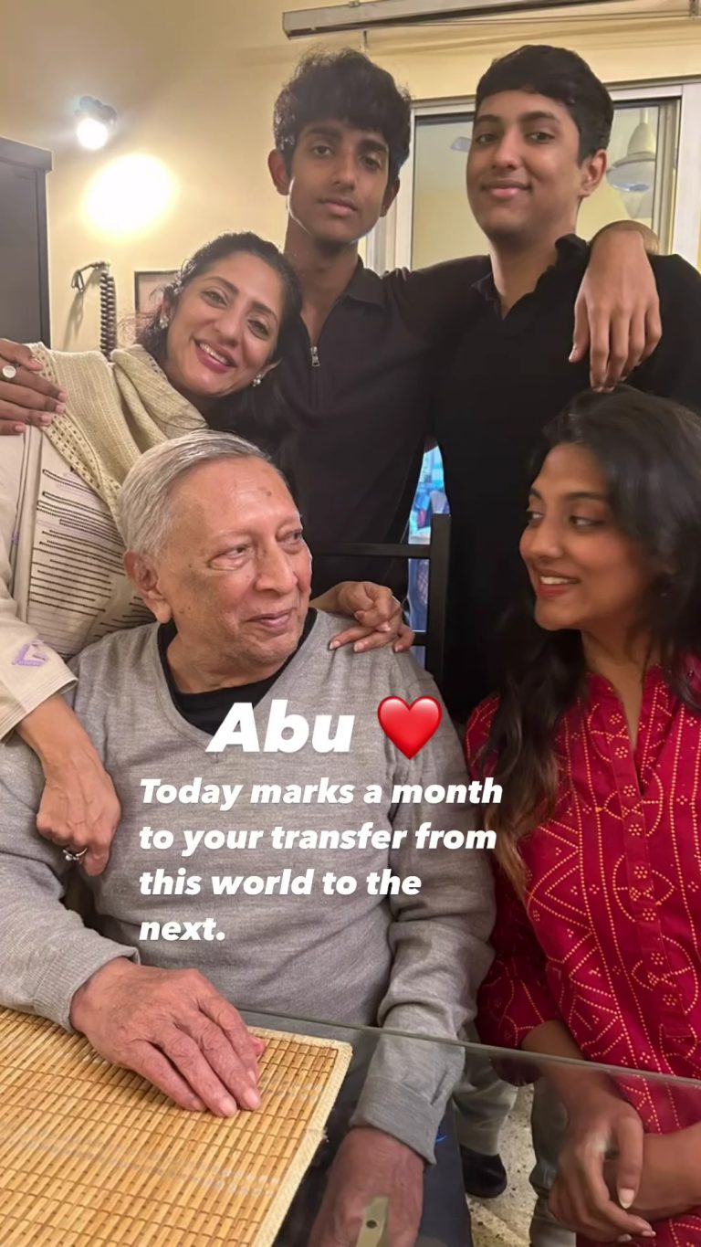 Tazeen Hussain's Loving Tribute To Her Late Father | Reviewit.pk