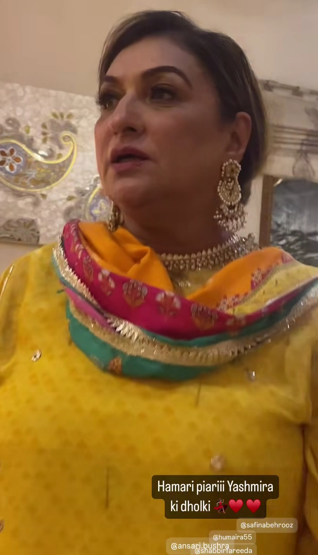 Shabbir Jan Daughter Yashmeera's Dholki Event Pictures | Reviewit.pk