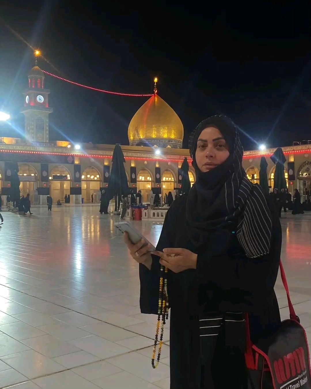 Sadia Imam Pictures from Karbala Iraq | Reviewit.pk