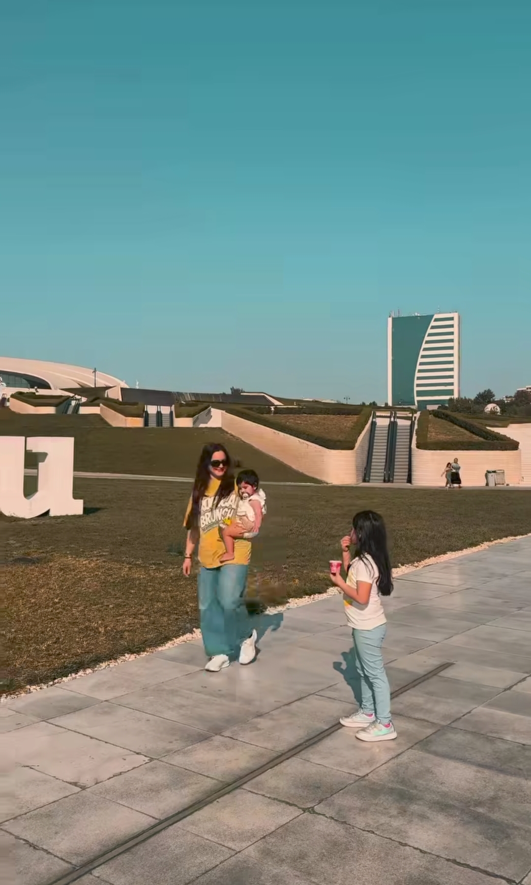 New Adorable Clicks & Instagram Reel of Aiman & Muneeb from Baku ...