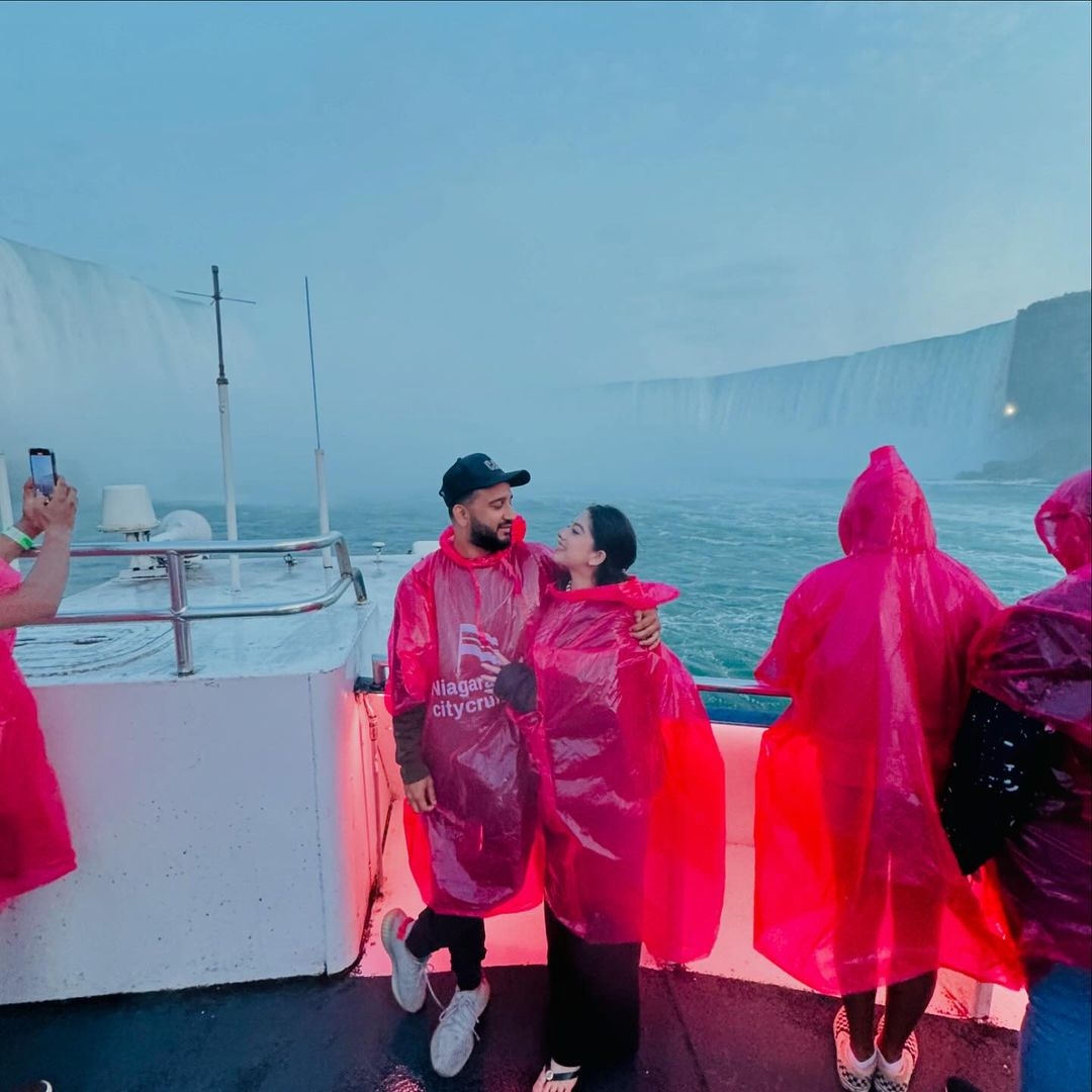 Arisha Razi Shares Clicks with Husband from Niagara Falls, Canada ...