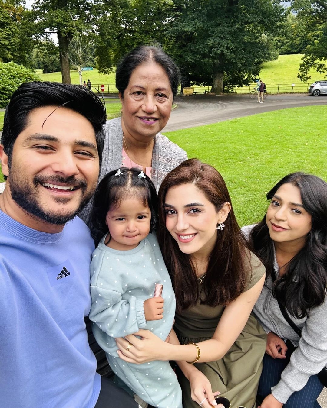 Maya Ali's Stunning Clicks With Her Family from UK | Reviewit.pk