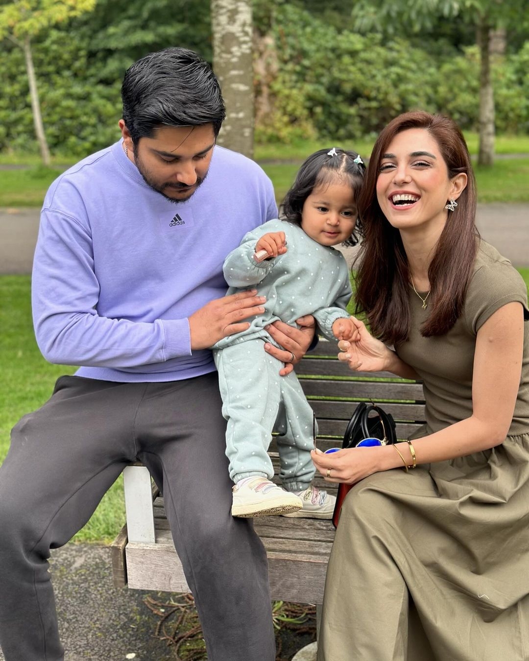 Maya Ali's Stunning Clicks With Her Family from UK | Reviewit.pk