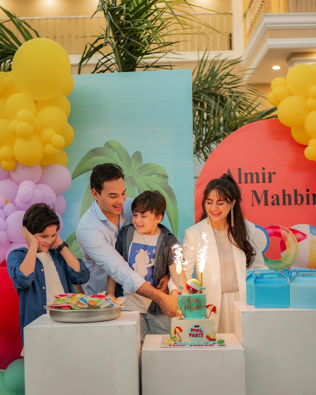 Fatima Effendi Shares Pictures from Almir & Mahbir's Pool Party | Reviewit.pk