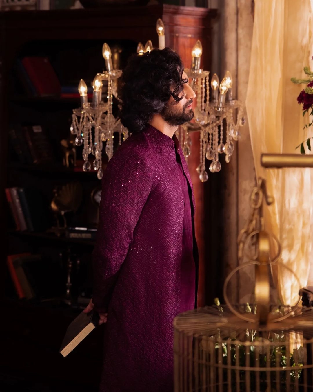 Ahad Raza Mir and Ramsha Khan Featured In Asim Jofa's Latest Collection ...