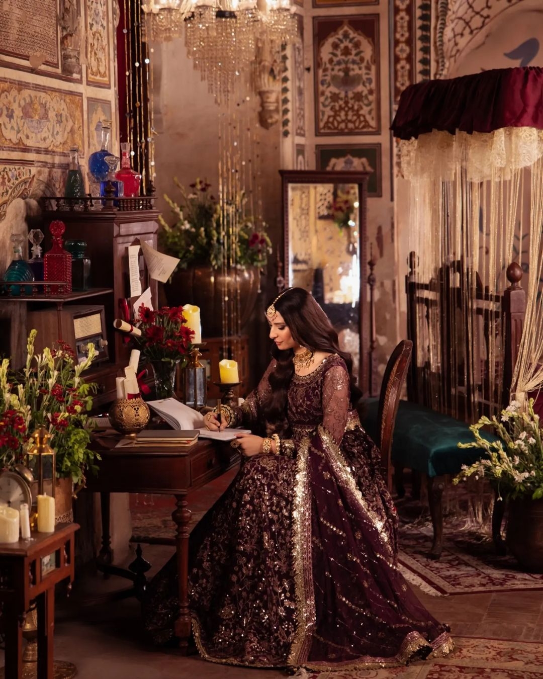 Ahad Raza Mir and Ramsha Khan Featured In Asim Jofa's Latest Collection ...