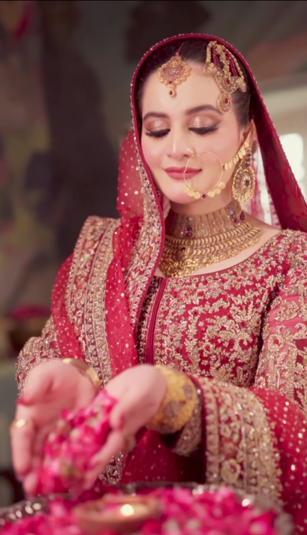 Aiman Khan's Latest Bridal Video shoot | Reviewit.pk