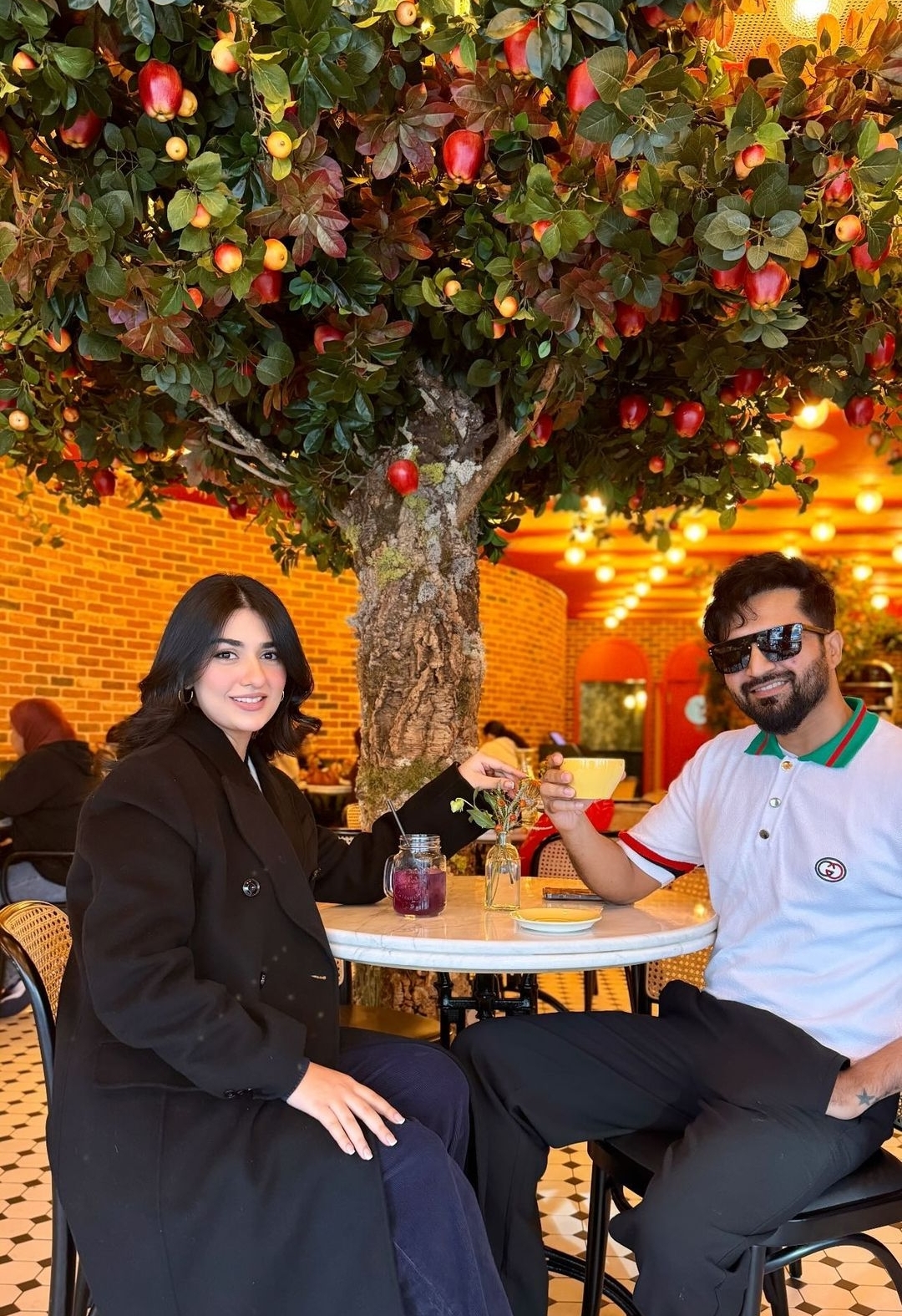 Falak Shabbir Wishes 4th Wedding Anniversary to Wife Sarah Khan ...