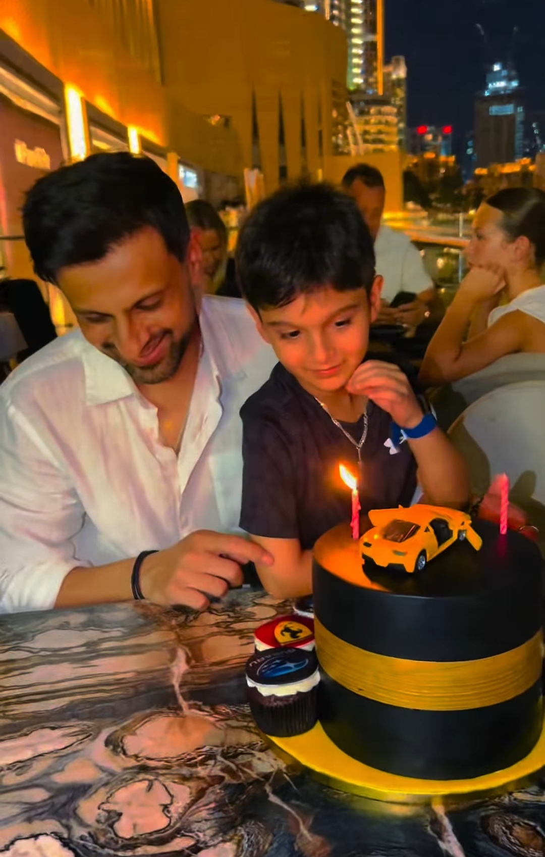 Shoaib Malik Under Fire for Son's Birthday Post | Reviewit.pk