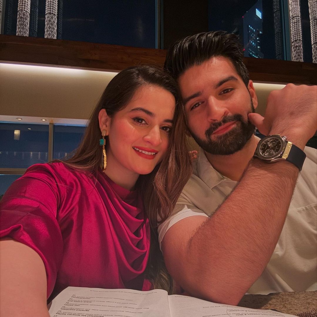 Aiman Khan and Muneeb Butt Pictures from Dubai | Reviewit.pk