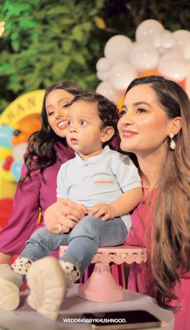 Minal Khan Son Hasan's Grand Birthday Bash | Reviewit.pk