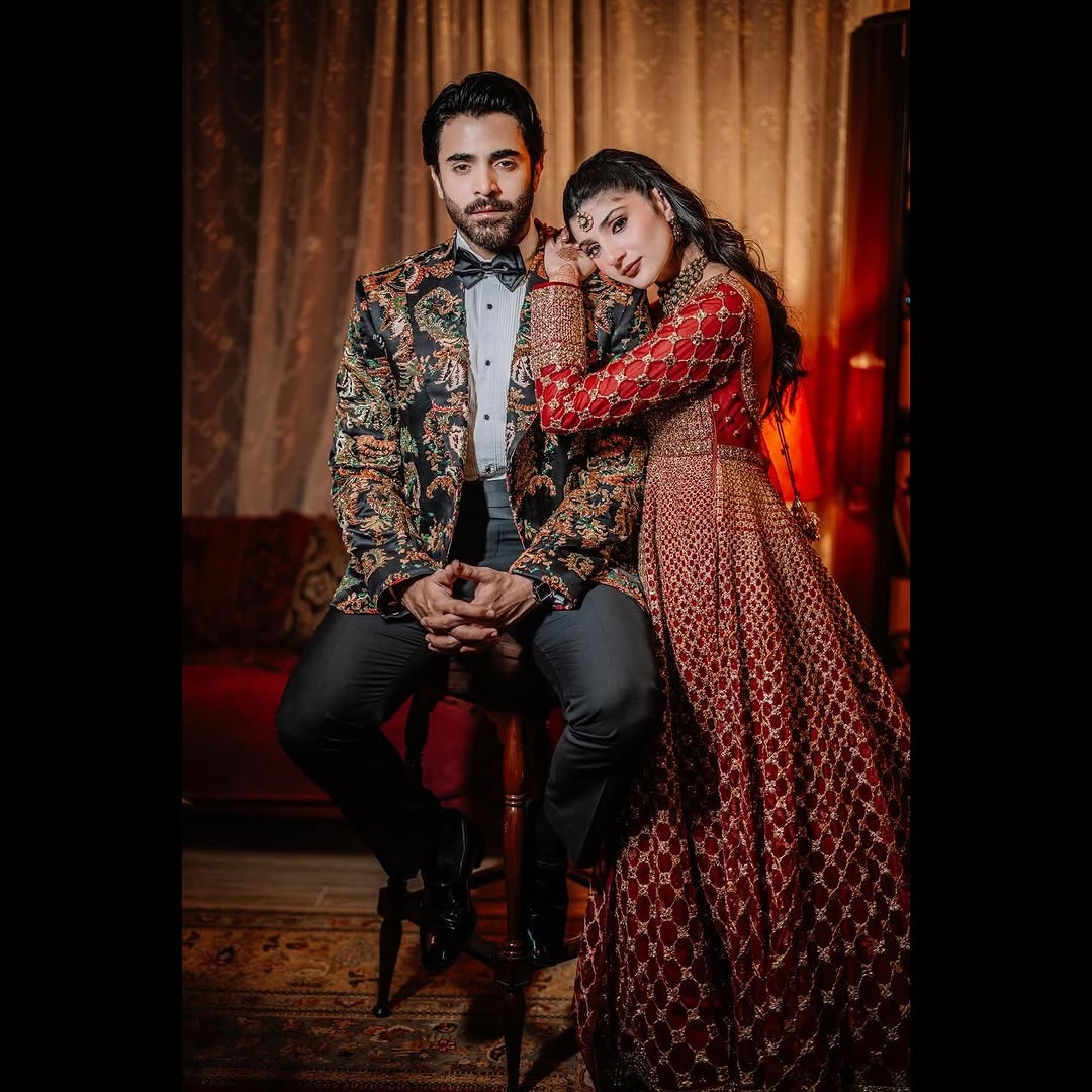 Sheheryar Munawar And Maheen Siddiqui Reception Pictures | Reviewit.pk