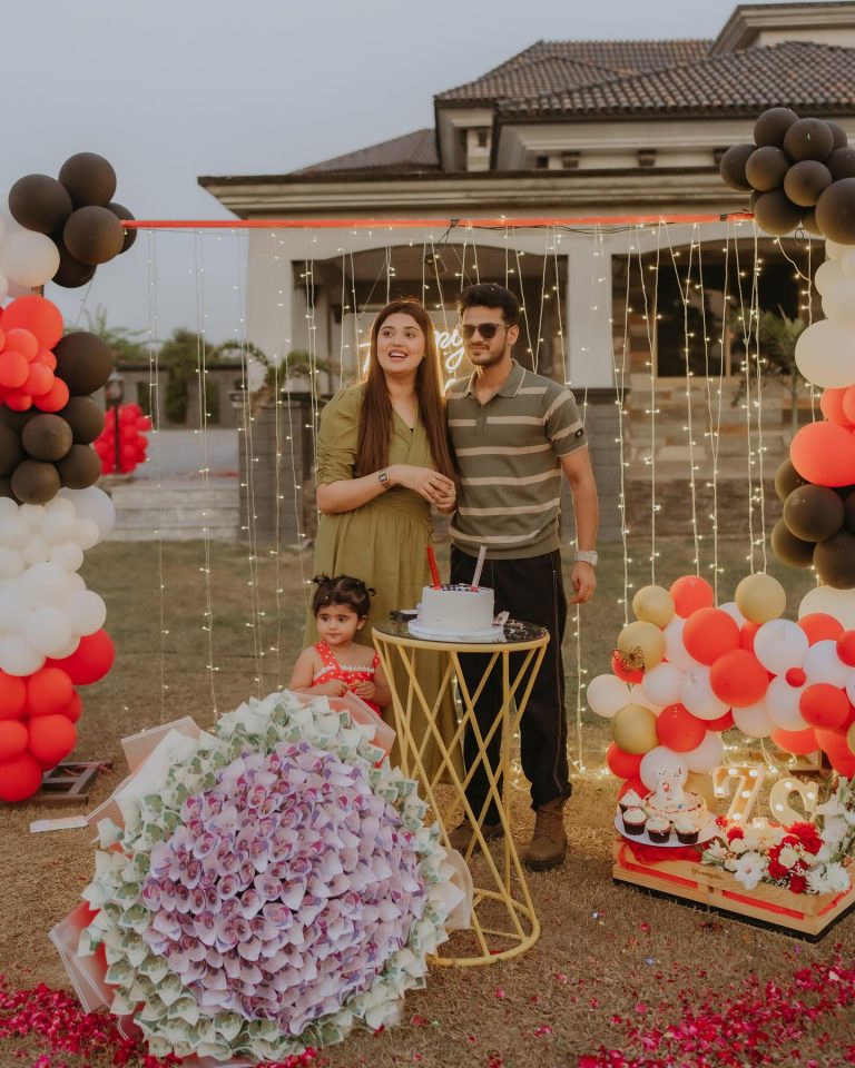 Kanwal Aftab & Zulqarnain Celebrate Aizal's Grand Birthday | Reviewit.pk