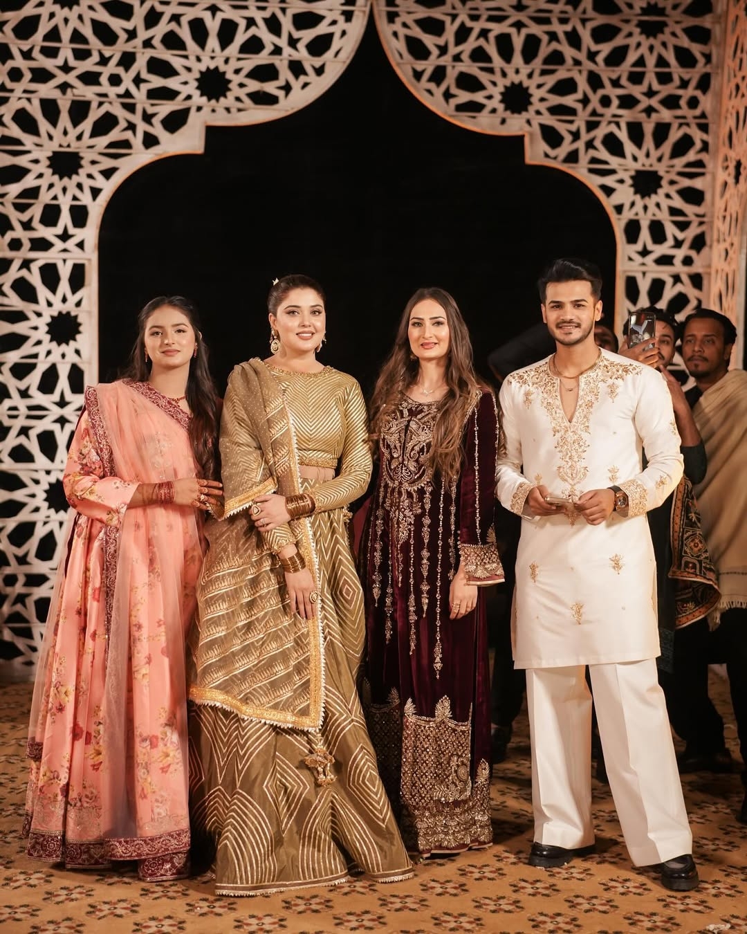 Social Media Celebrities' Pictures from Rajab Butt Mehndi | Reviewit.pk