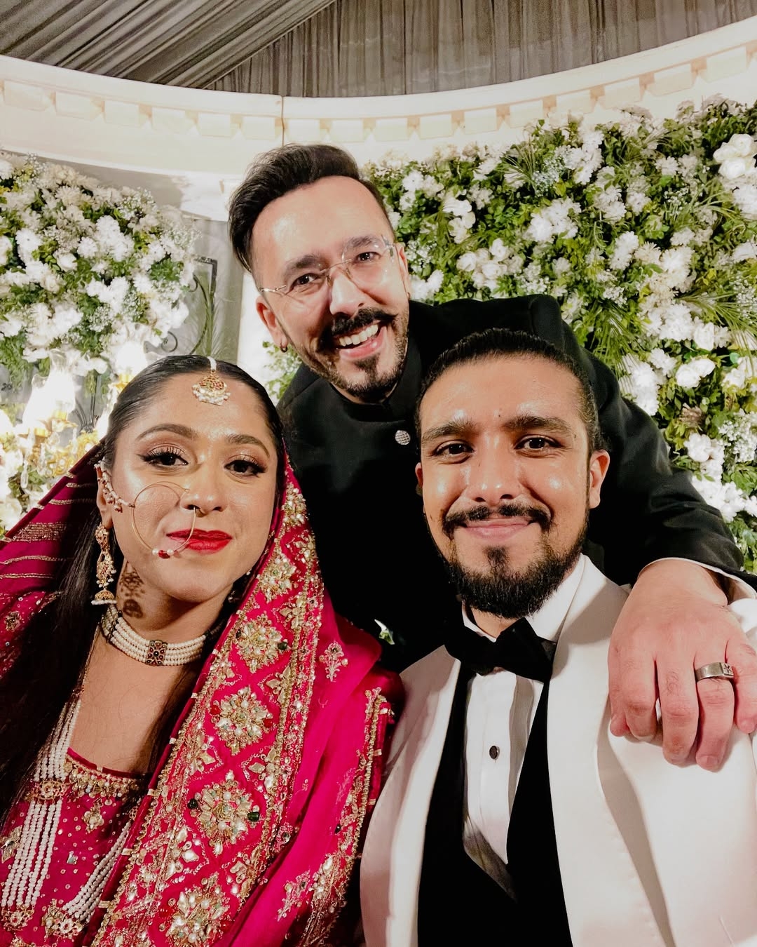 Celebrities Spotted At Khaled Anam’s Son’s Wedding Reception | Reviewit.pk