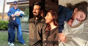 Sadia Ghaffar Shares Pictures of Her Newborn Son | Reviewit.pk