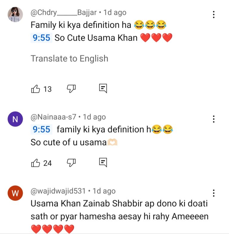 Usama Khan & Zainab Shabbir's Latest Video Excites Fans | Reviewit.pk