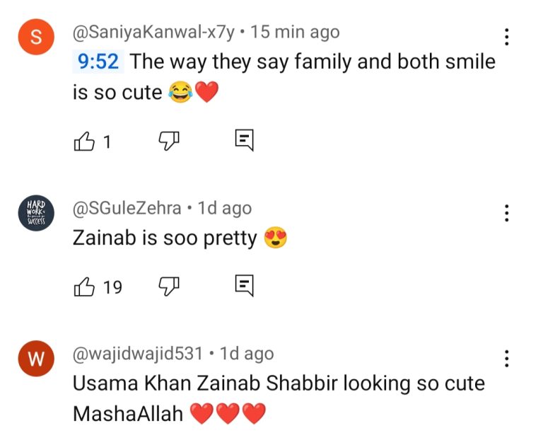 Usama Khan & Zainab Shabbir's Latest Video Excites Fans | Reviewit.pk