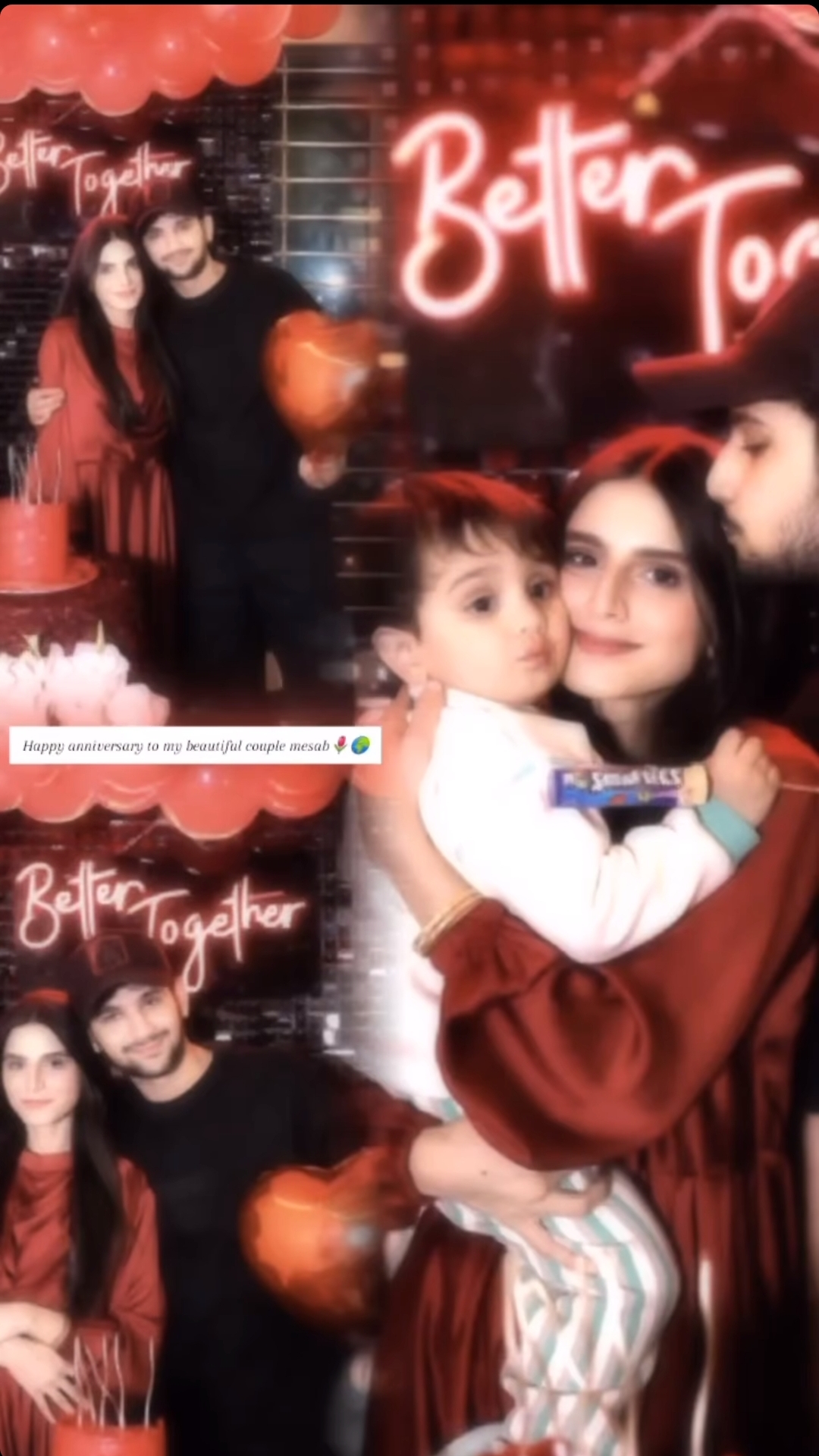 YouTuber Maaz Safder Anniversary Pictures | Reviewit.pk