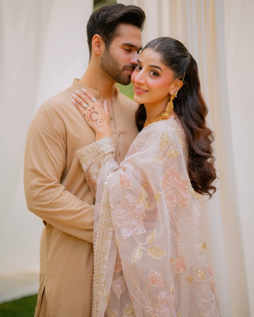 Mawra Hocane And Ameer Gilani First Eid Ul Fitr After Marriage ...