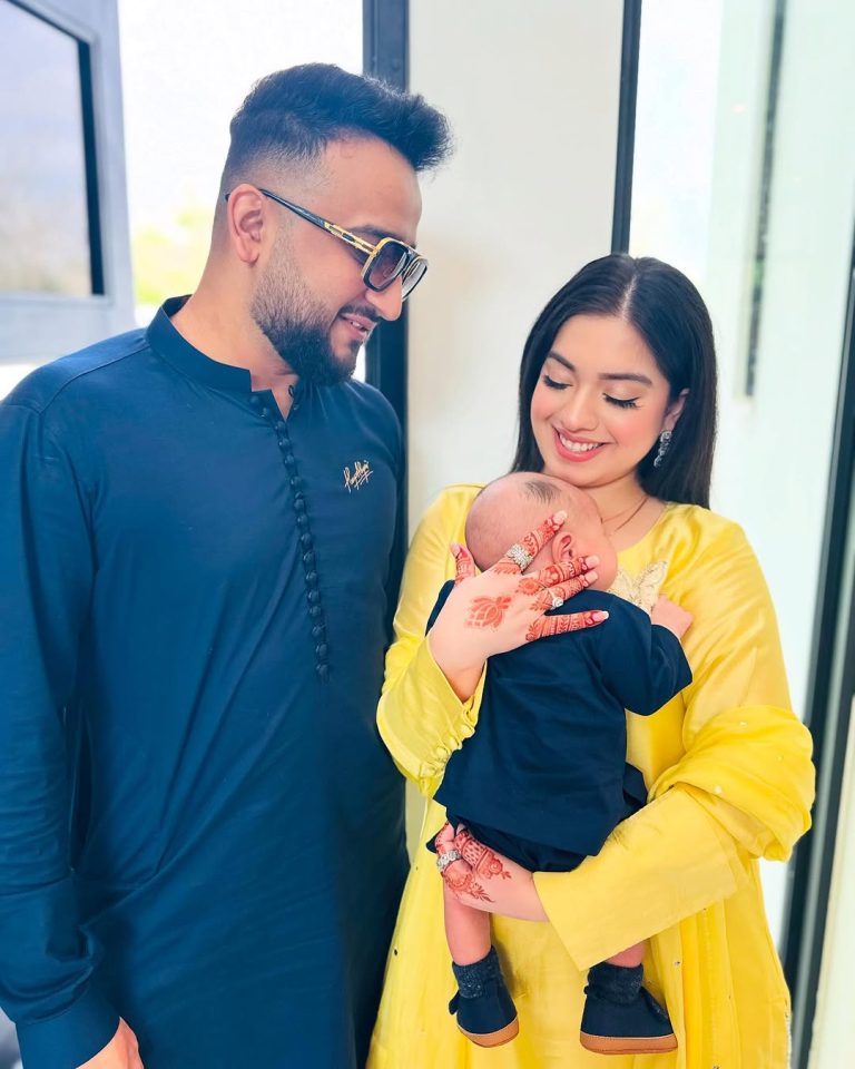 Arisha Razi Khan First Eid ul Fitr With Baby Boy | Reviewit.pk