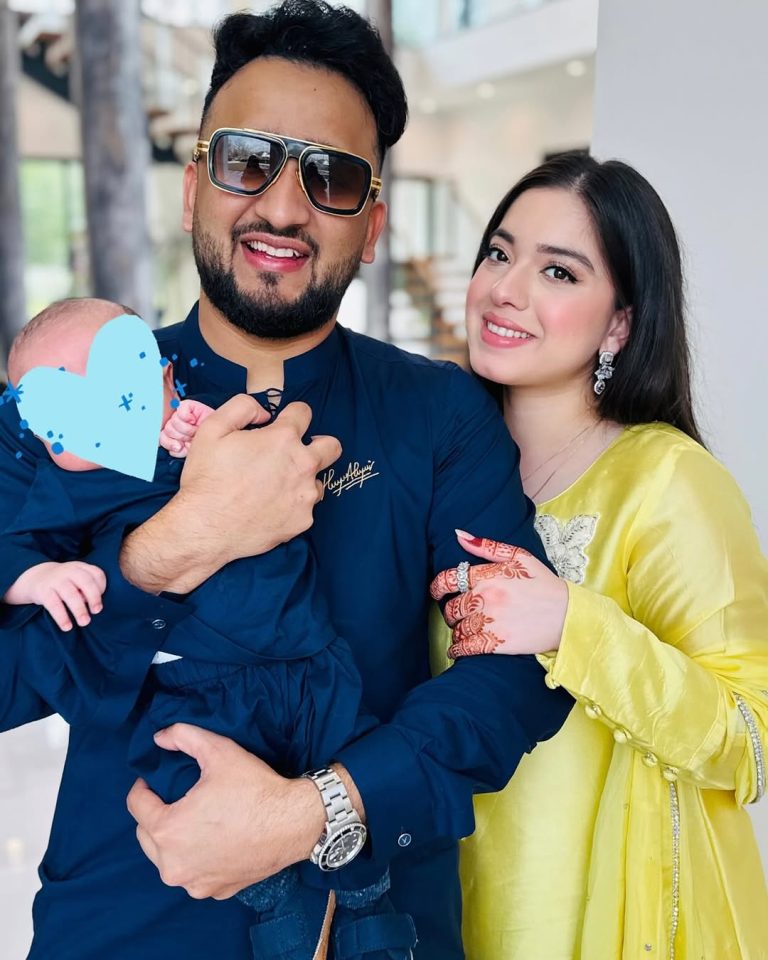 Arisha Razi Khan First Eid ul Fitr With Baby Boy | Reviewit.pk