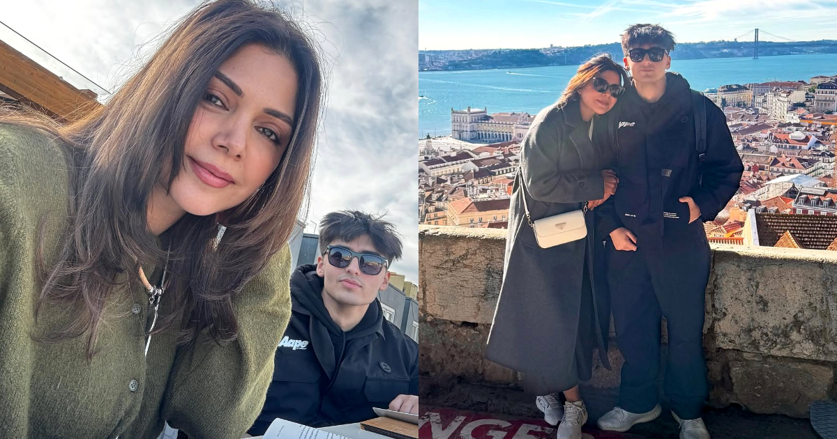 Hadiqa Kiani Vacations With Son Nad e Ali In Portugal | Reviewit.pk