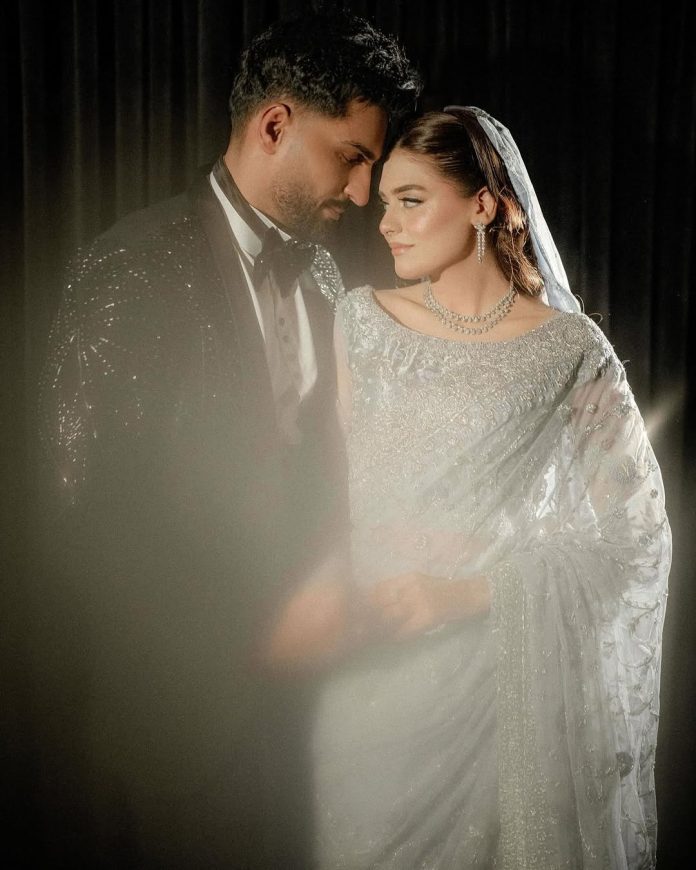 Omer Shahzad and Shanzey Lodhi HD Photoshoot from Their Reception ...