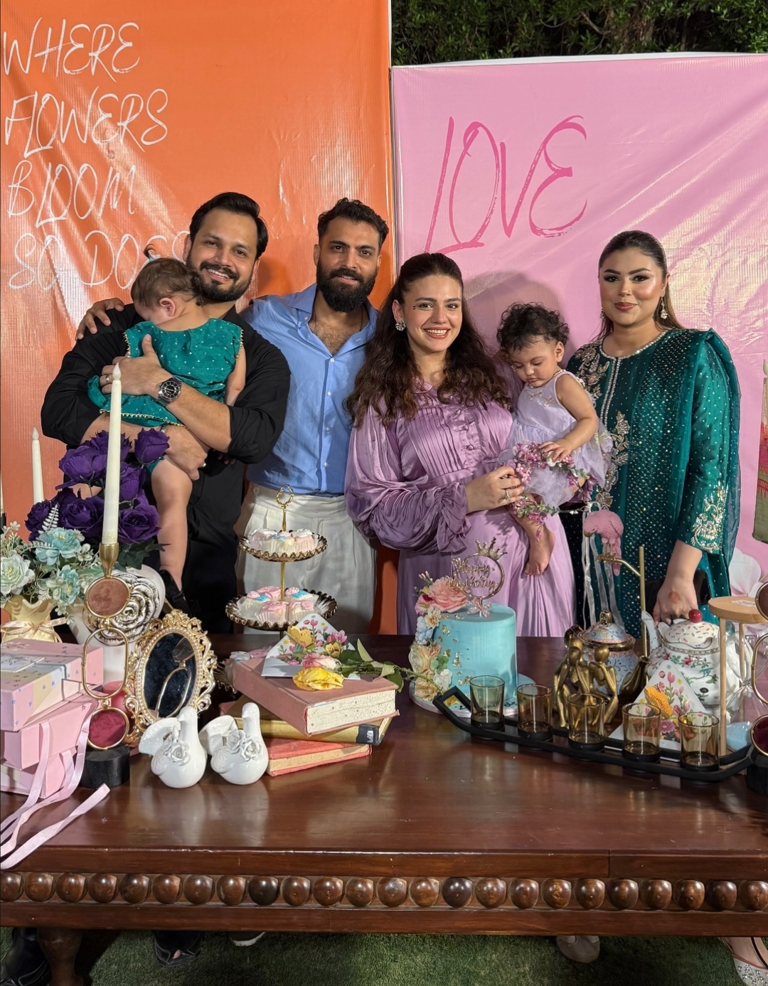 Zara Noor Abbas Celebrates Daughter's First Birthday | Reviewit.pk