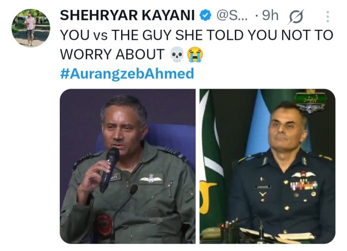 From Briefing To Trending : Air Vice Marshal Aurangzeb Ahmed Memes Go ...