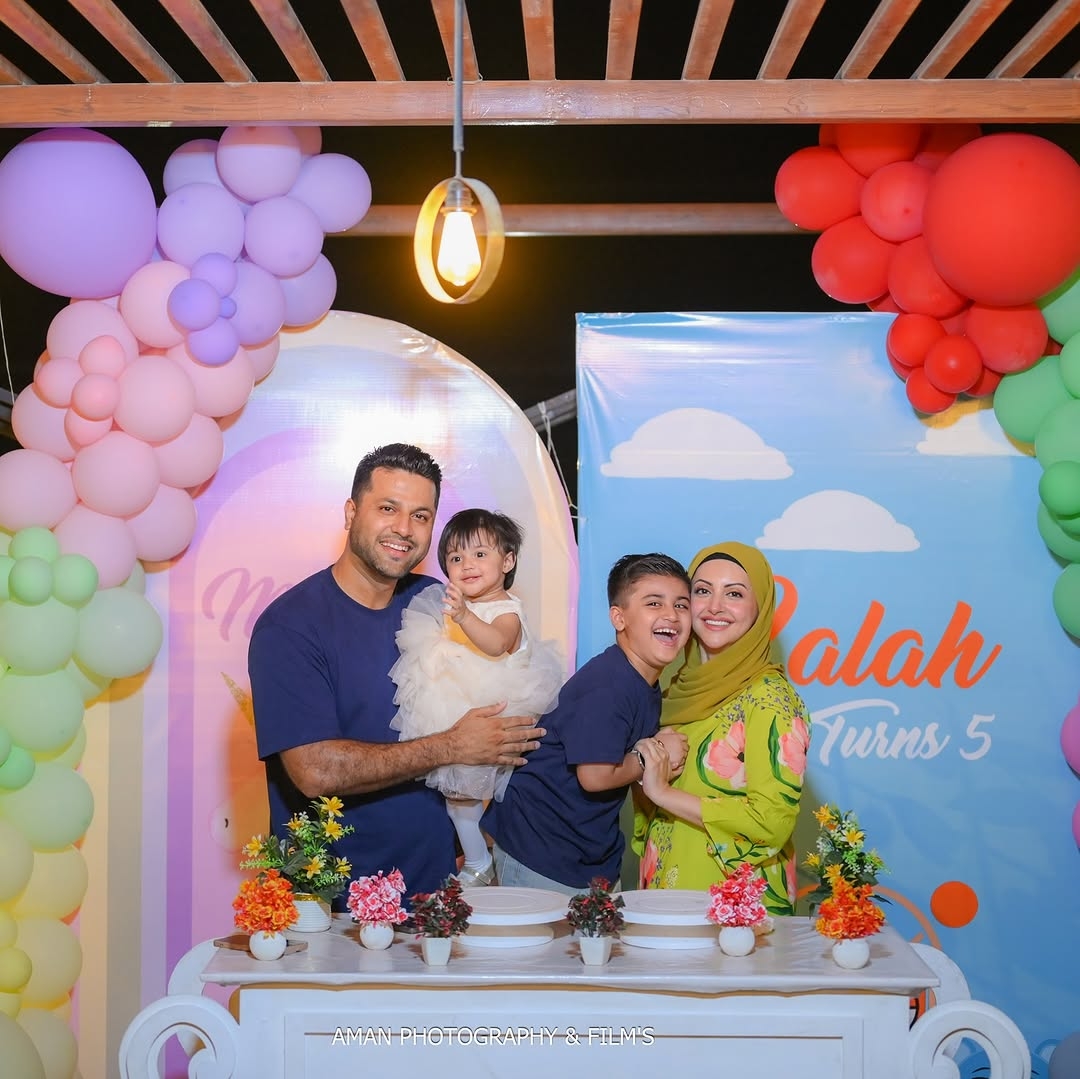 Former Actress Moomal Khalid Celebrates Son's 5th Birthday | Reviewit.pk