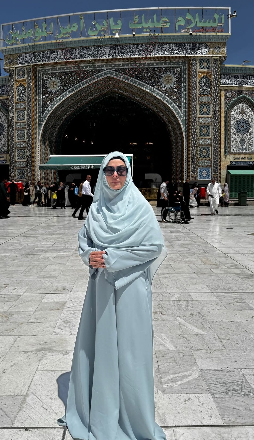 Sadia Imam Shares Pictures from Karbala, Iraq | Reviewit.pk
