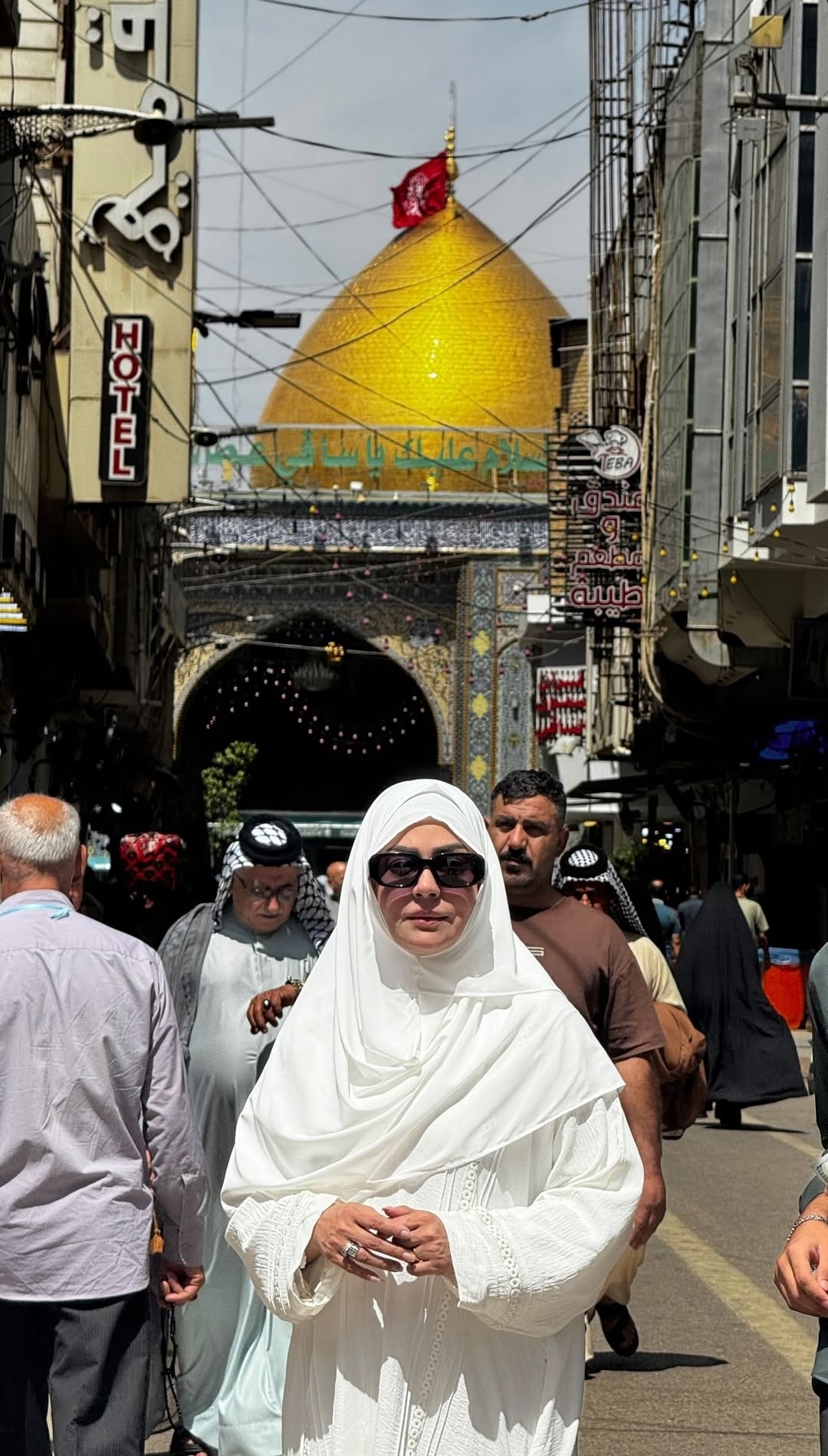 Sadia Imam Shares Pictures from Karbala, Iraq | Reviewit.pk
