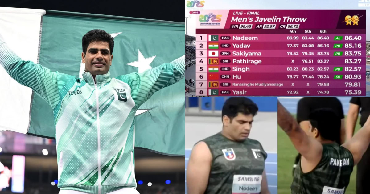 Arshad Nadeem Wins Another Gold After 52 Years | Reviewit.pk
