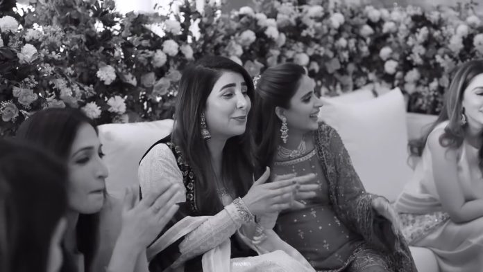 Saboor Aly Shares Beautiful God Bharai Video | Reviewit.pk