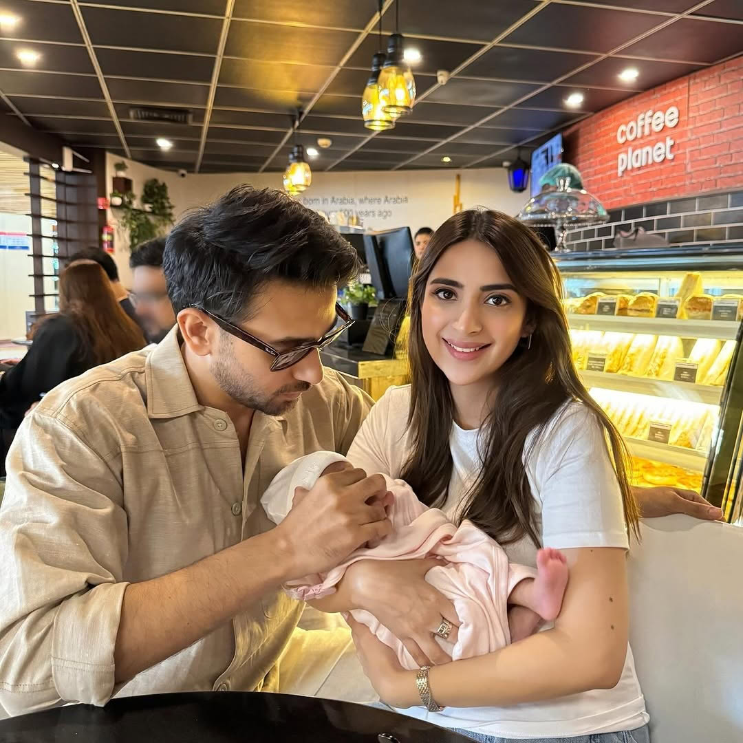 Saboor Aly & Ali Ansari's Emotional Father's Day Wish As Parents ...