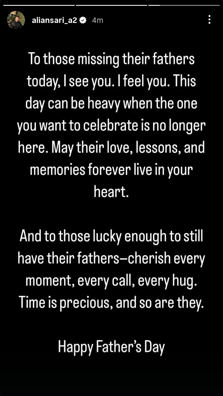 Saboor Aly & Ali Ansari's Emotional Father's Day Wish As Parents ...