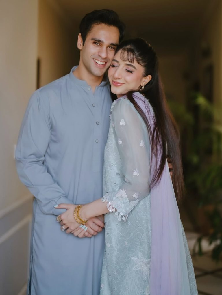 Mawra Hocane Shares Adorable Eid Moments with Her Husband | Reviewit.pk