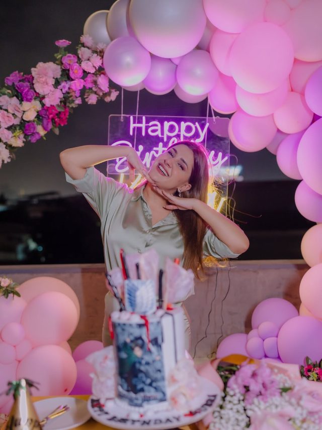 Kubra Khan Gets Grand Birthday Surprise By Husband Gohar Rasheed ...