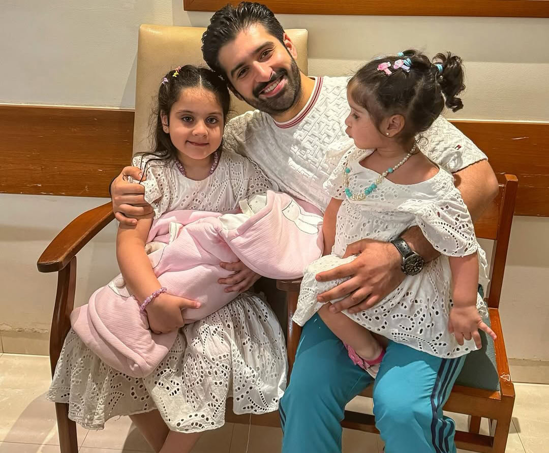 Minal Khan Welcomes Aiman's Baby Girl Naimal | Reviewit.pk